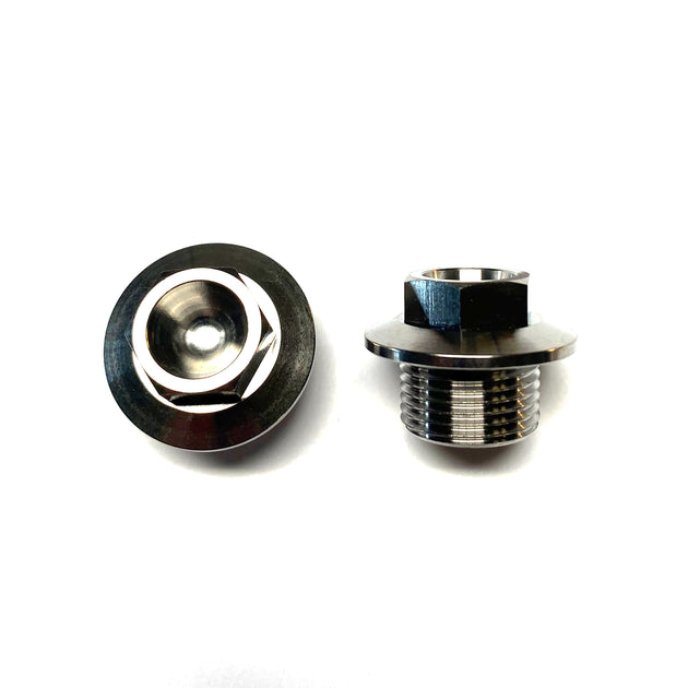 Titanium Front Axle and Steering Stem Cap Set – Moto Stuff LLC
